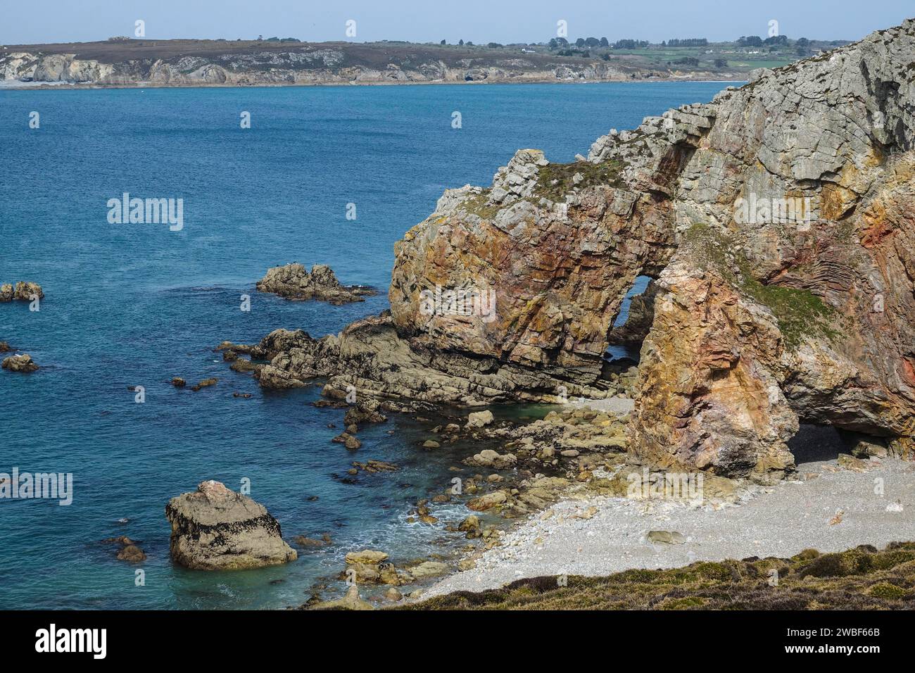 Pointe de Dinan, Crozon, Crozon Peninsula, Finistere Penn ar Bed ...