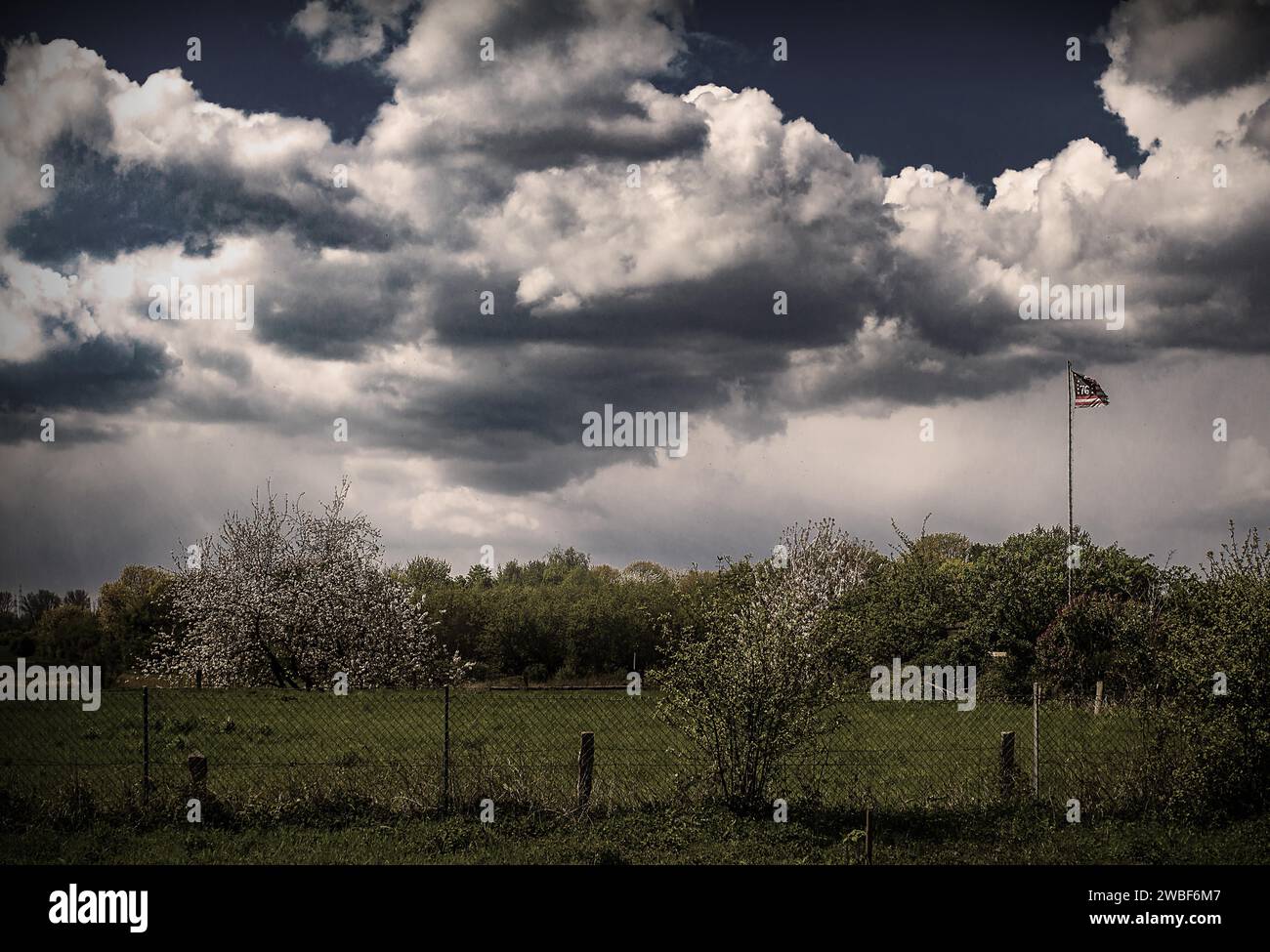 American flag star field hi-res stock photography and images - Alamy