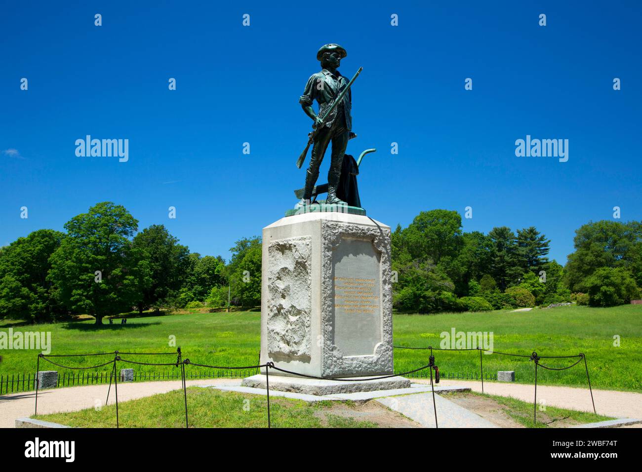 Minute Man statue, Minute Man National Historical Park, Massachusetts ...