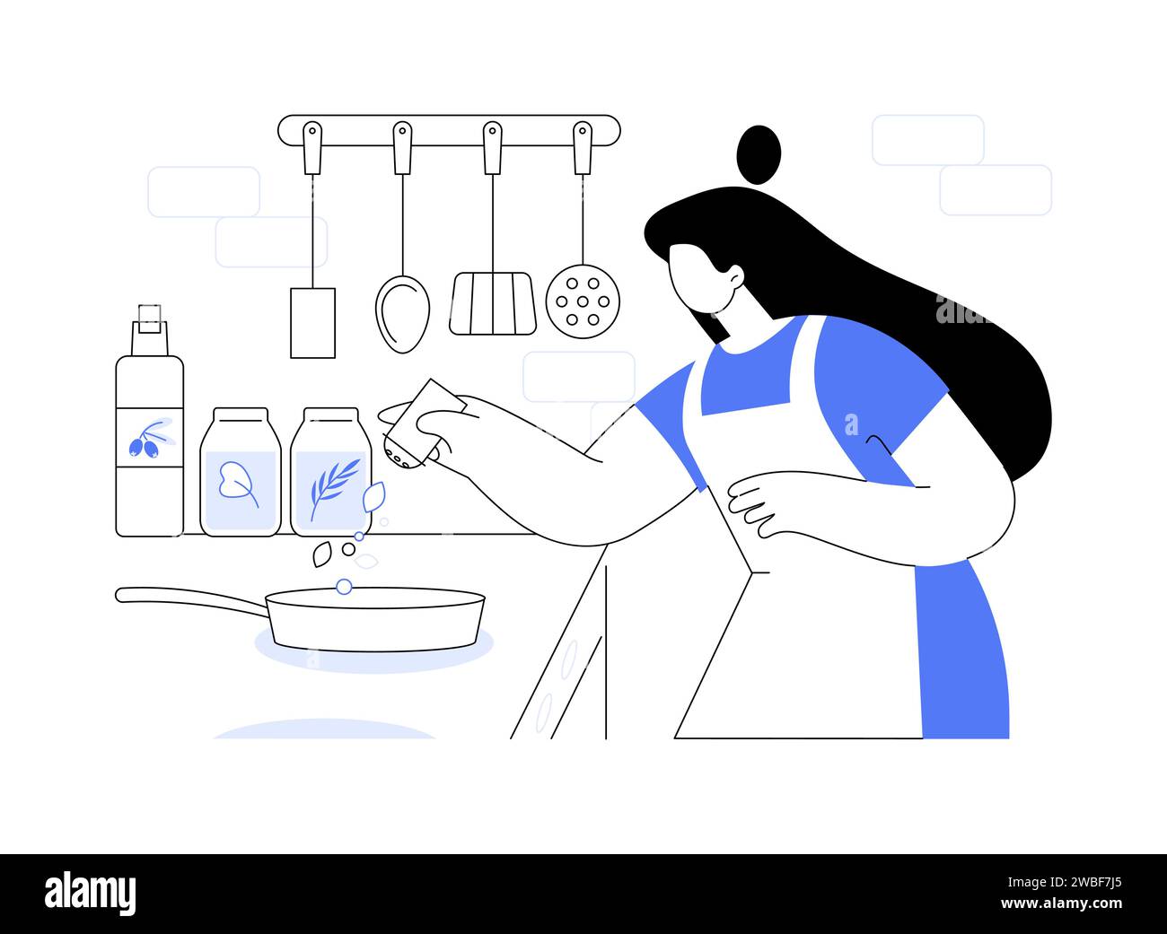 Making superfood isolated cartoon vector illustrations Stock Vector ...