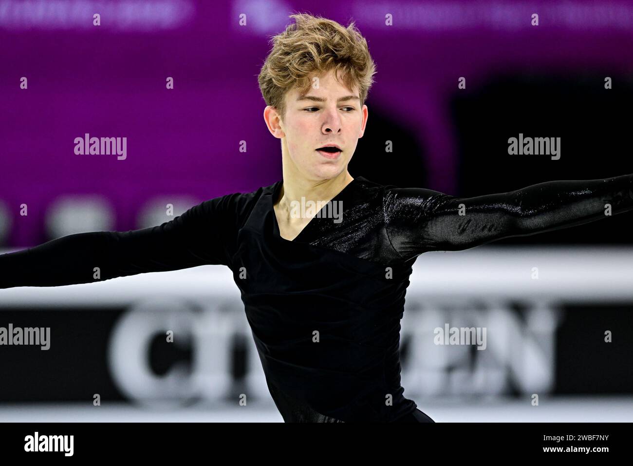 Fedor CHITIPAKHOVIAN (ARM), during Men Short Program, at the ISU ...