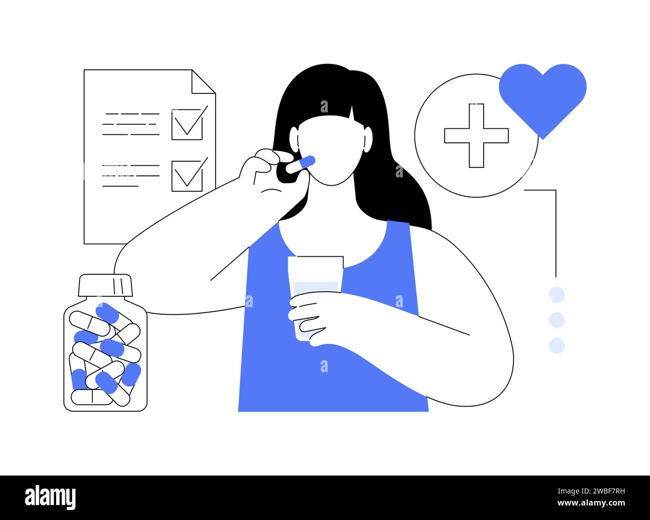 Dietary supplement isolated cartoon vector illustrations Stock Vector ...