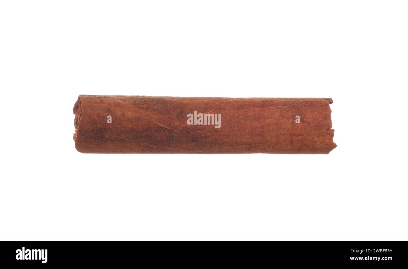 Dry aromatic cinnamon stick isolated on white Stock Photo - Alamy