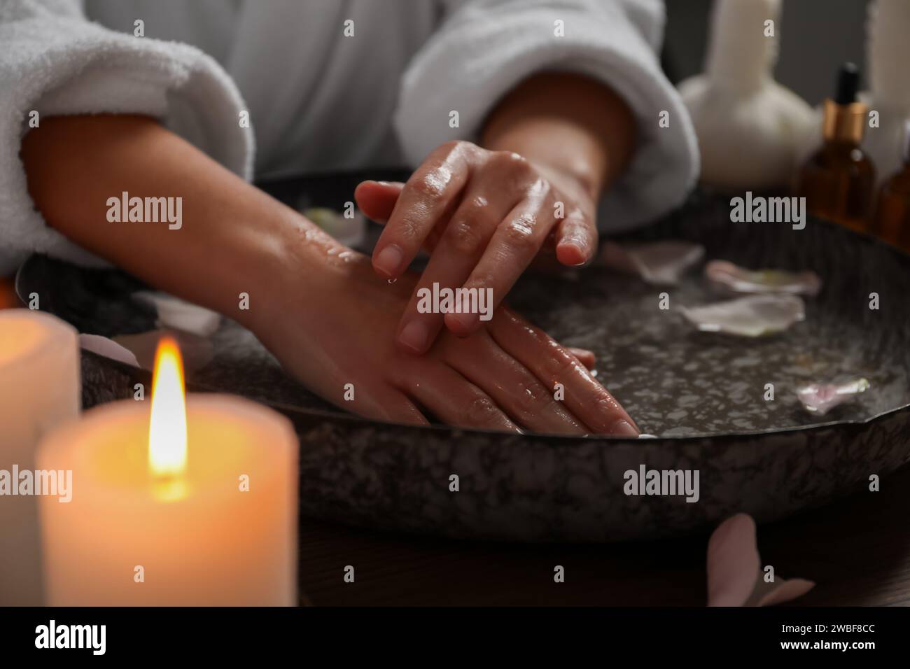 Hands soaking in water hi-res stock photography and images - Alamy