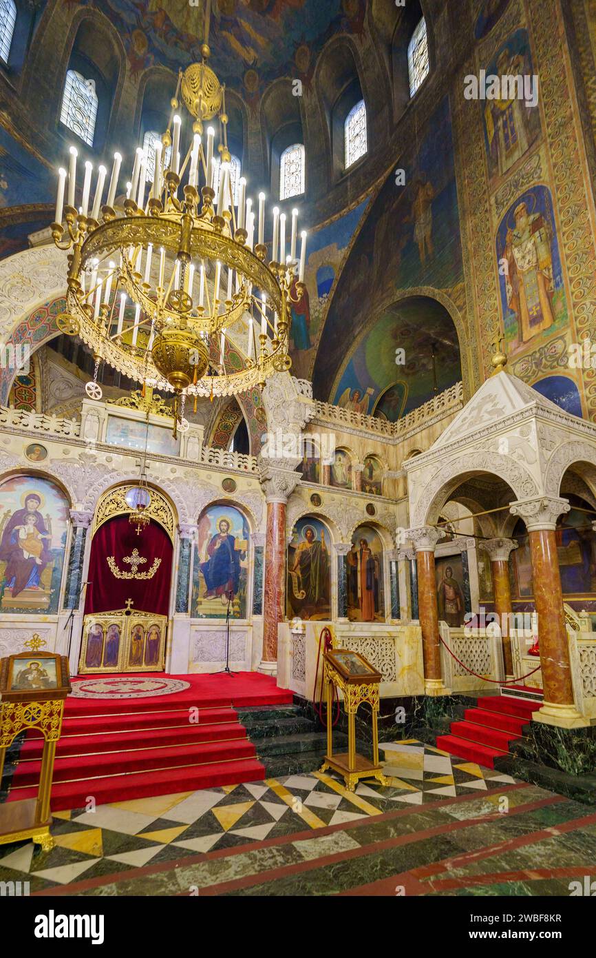 Alexander nevski cathedral interior hi-res stock photography and images ...