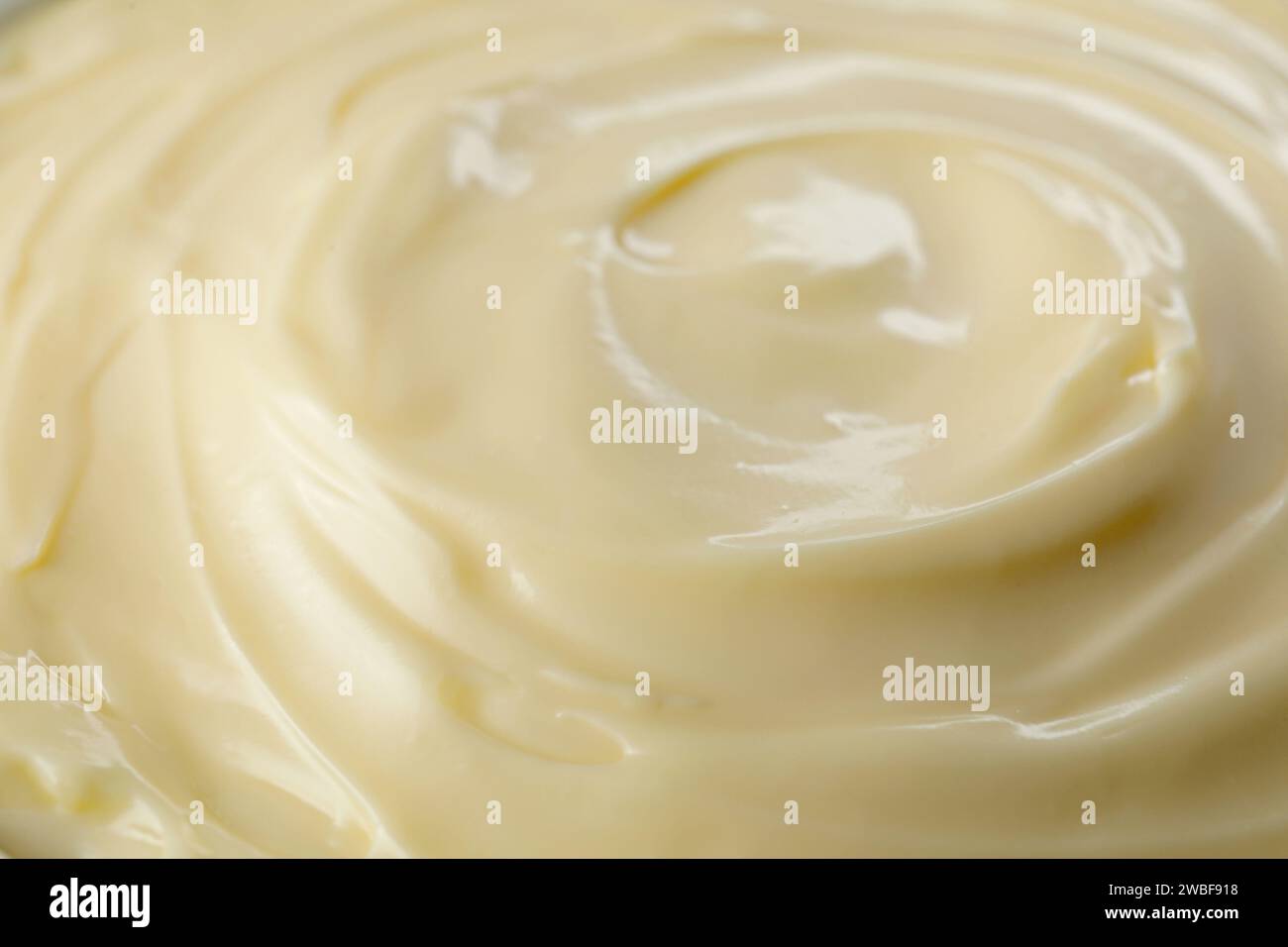 Fresh mayonnaise sauce as background, closeup view Stock Photo - Alamy