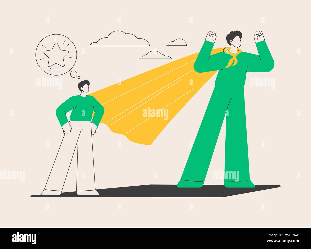 Self-esteem abstract concept vector illustration Stock Vector Image ... Self-esteem abstract concept vector illustration Stock Vector Image ...