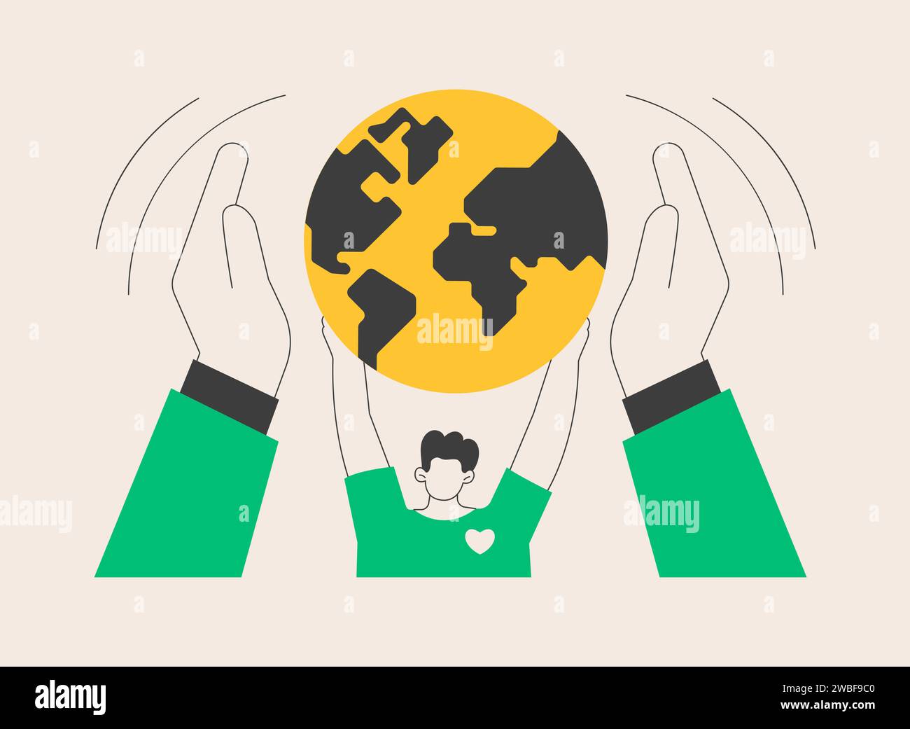 Social responsibility abstract concept vector illustration Stock Vector ...
