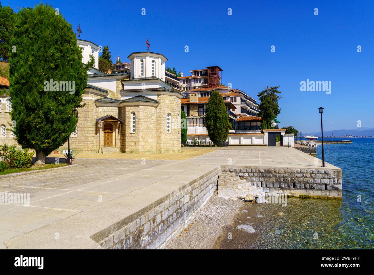Ohrid lake macedonia kalishta monastery hi-res stock photography and ...