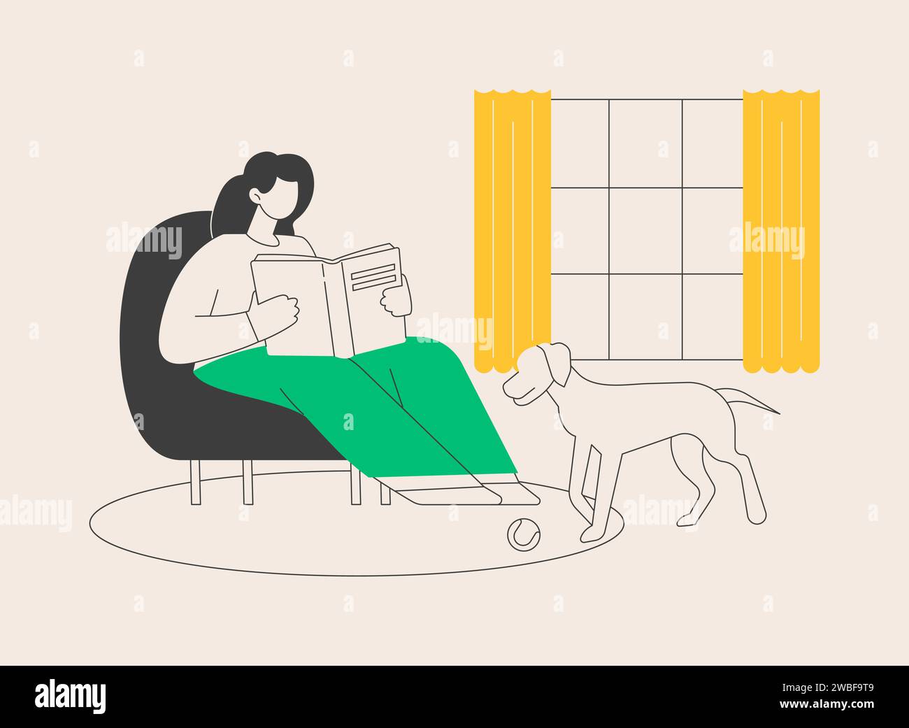 Simple living abstract concept vector illustration Stock Vector Image ...