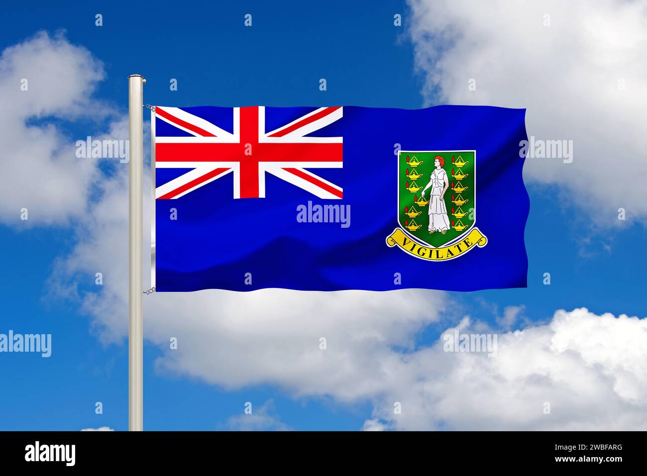 Flag of the british virgin islands hi-res stock photography and images ...