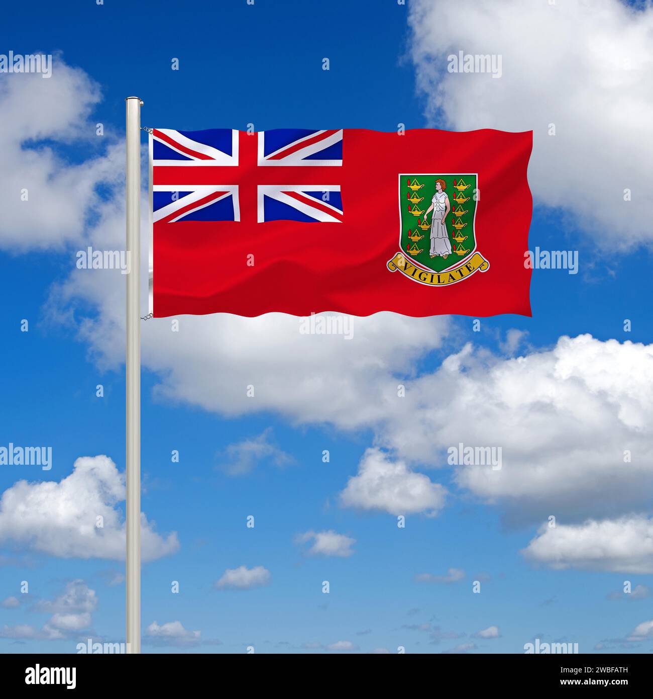 Flag of the british virgin islands hi-res stock photography and images ...
