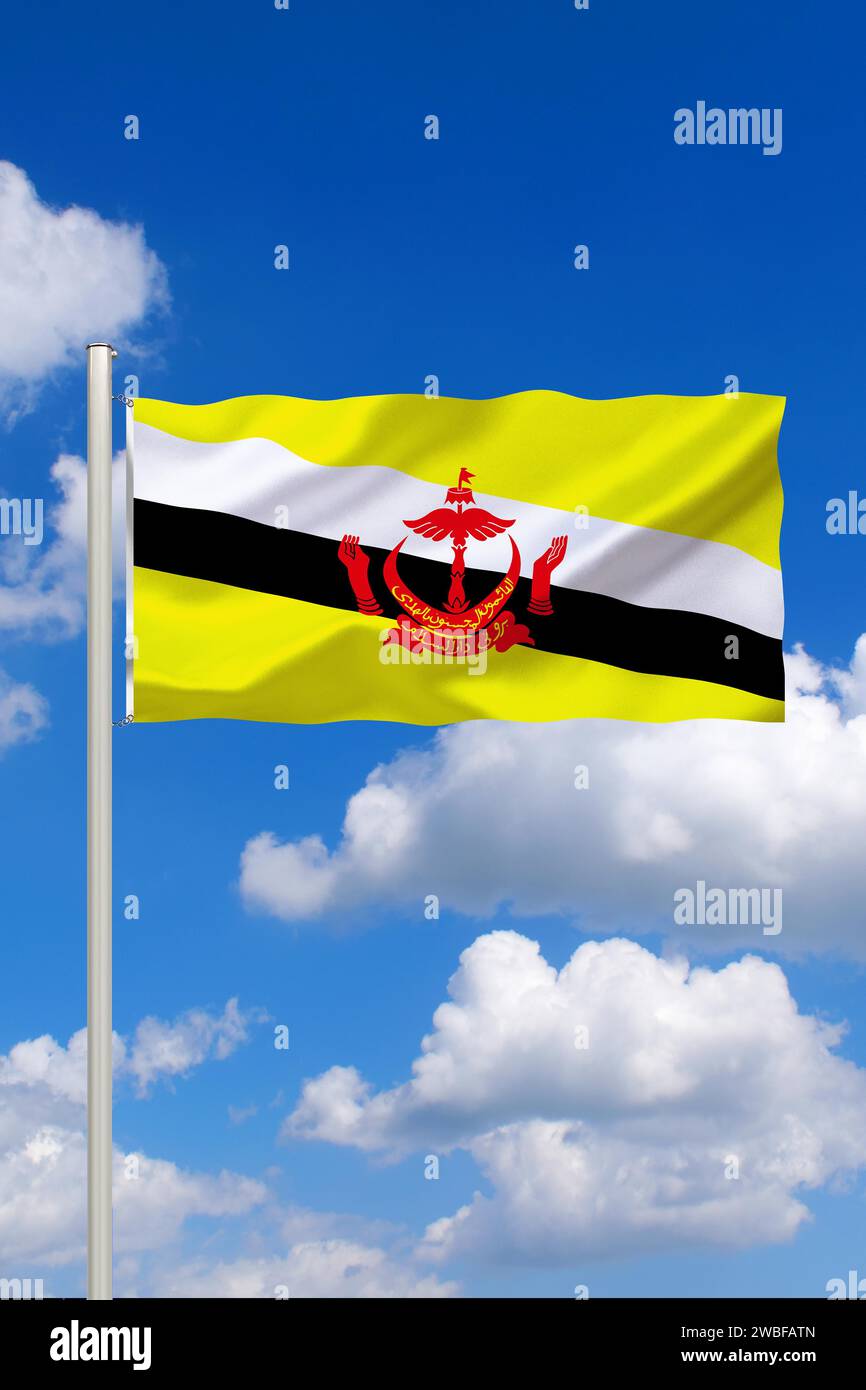 National flag of brunei hi-res stock photography and images - Alamy