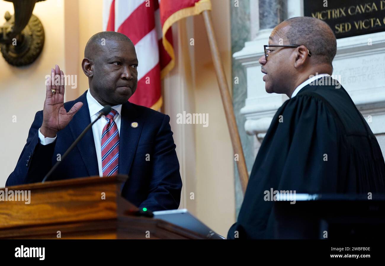 New Virginia House of Delegates speaker, Del. Don Scott, D-Portsmouth ...