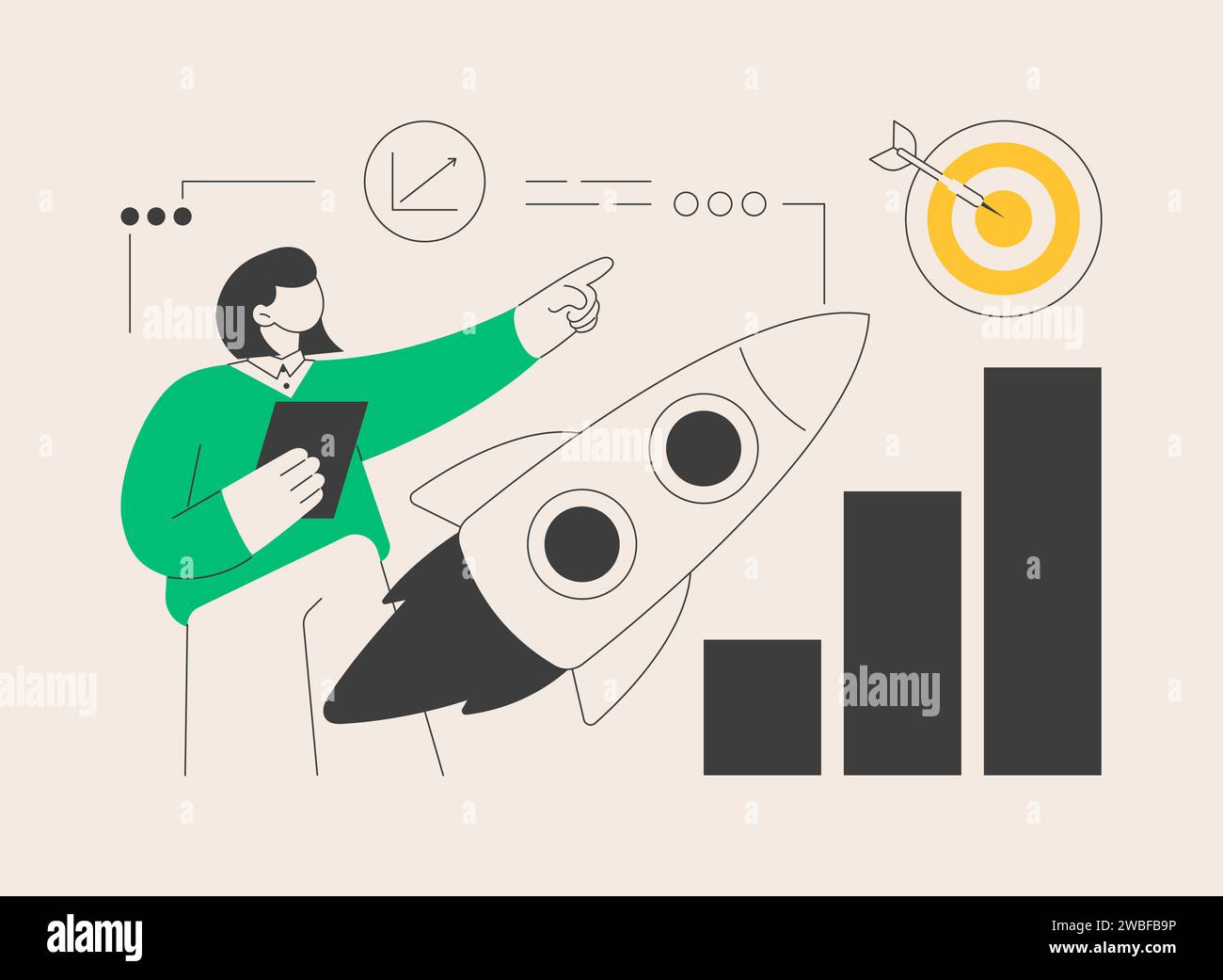 Data initiative abstract concept vector illustration Stock Vector Image & Art - Alamy