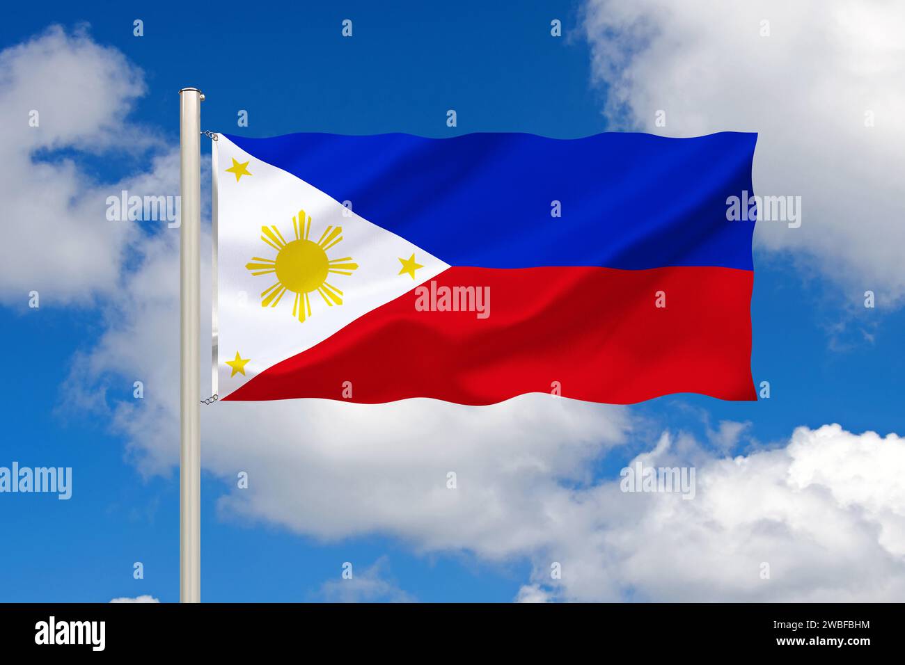 Philippine national flagpole hi-res stock photography and images - Alamy