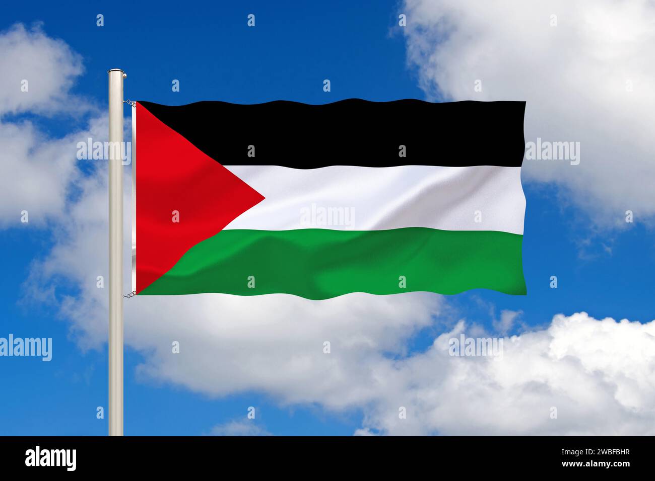 Palestine flagpole symbol hi-res stock photography and images - Alamy