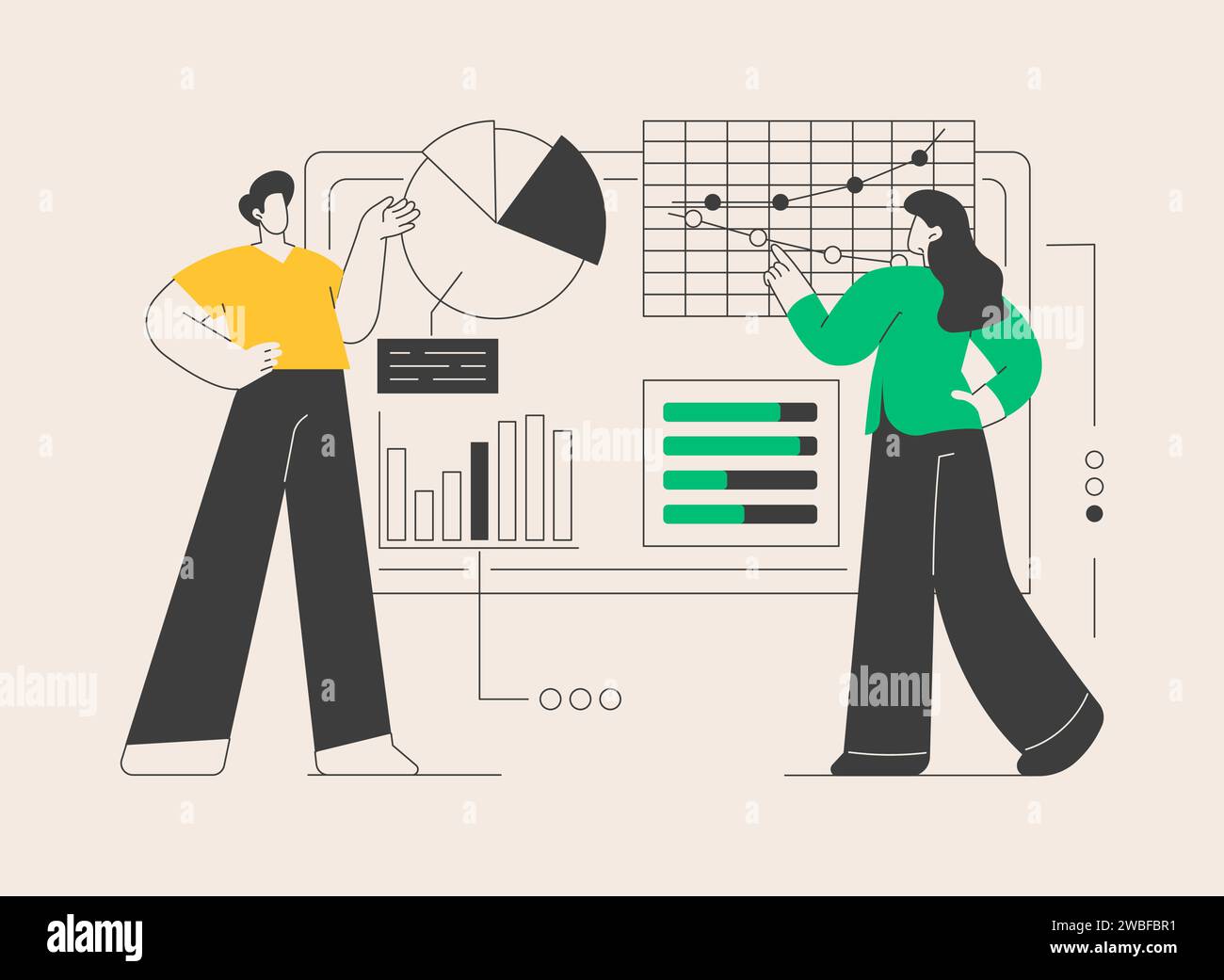 Dashboard service abstract concept vector illustration Stock Vector ...