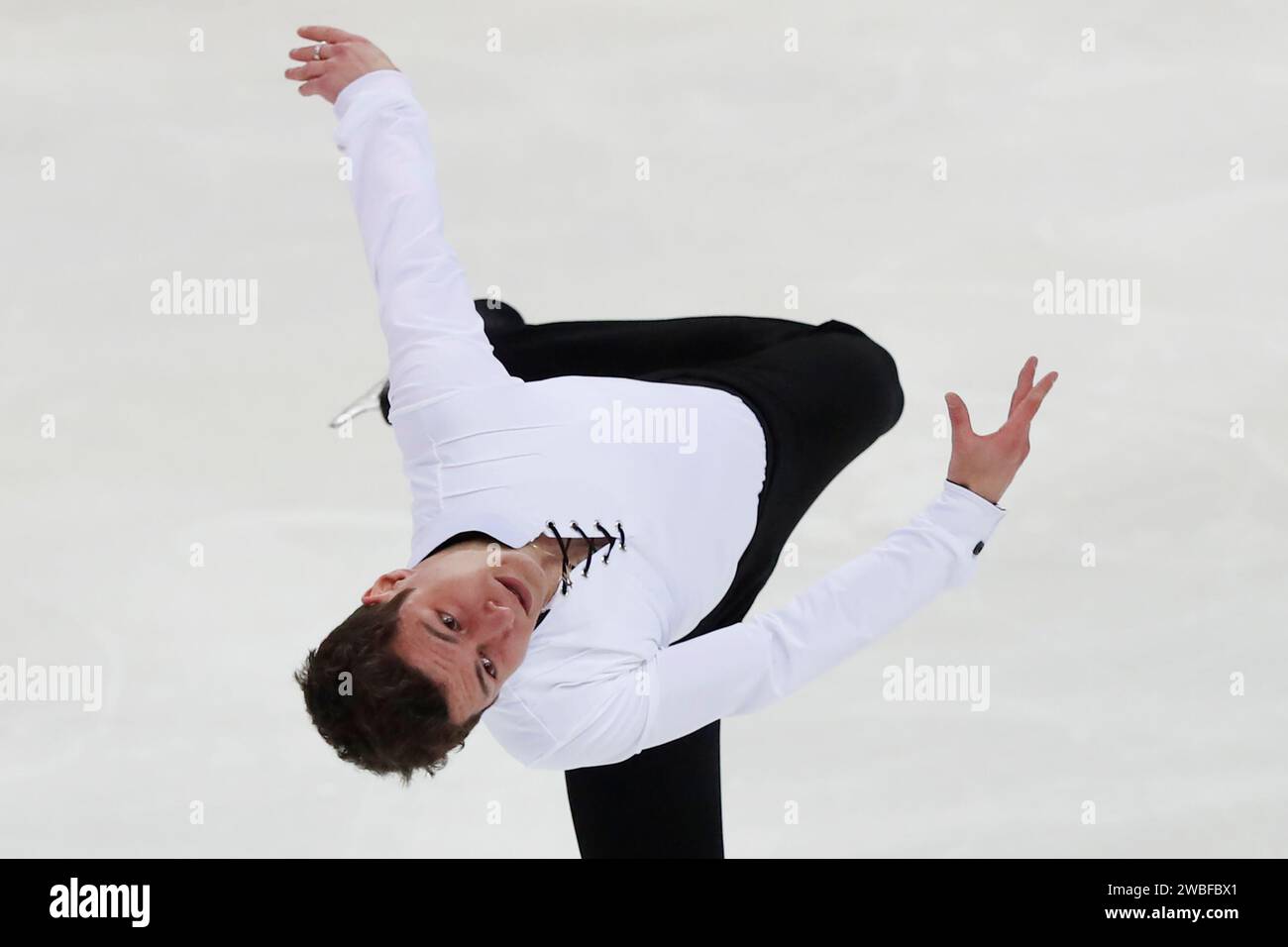 Mark Gorodnitsky of Israel performs in the men's short program during ...