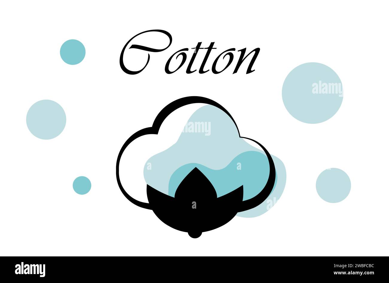 Cotton seed illustration Stock Vector Images - Alamy