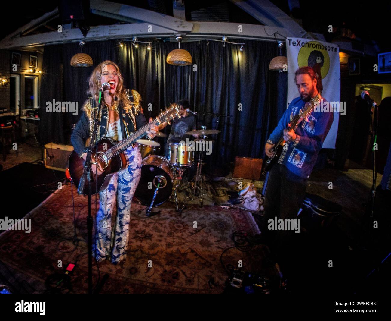 The band DIE SPITZ performs at the FarOut Lounge, Austin, Texas Stock Photo - Alamy