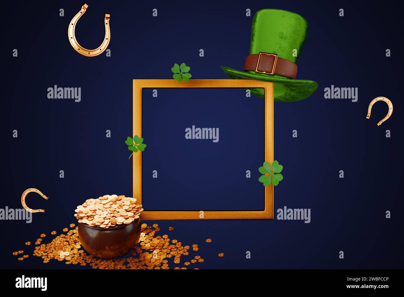 Gold frame clipart hi-res stock photography and images - Alamy