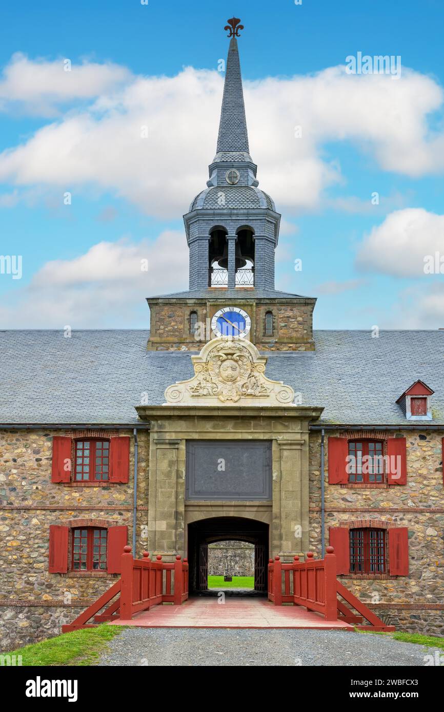 Fortress Louisburg Entrance Sydney Canada Stock Photo - Alamy
