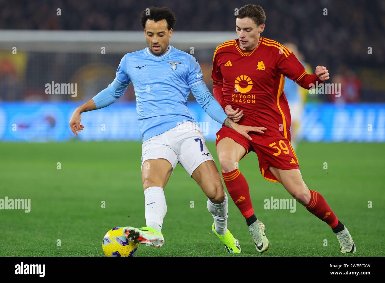 Rome, Italy. 10th Jan, 2024. Rome, Italy 10.01.2024: Felipe Anderson of ...