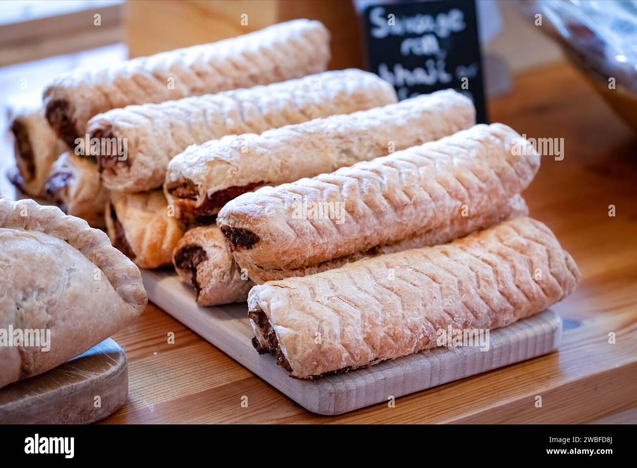 Individual sausage rolls hi-res stock photography and images - Alamy