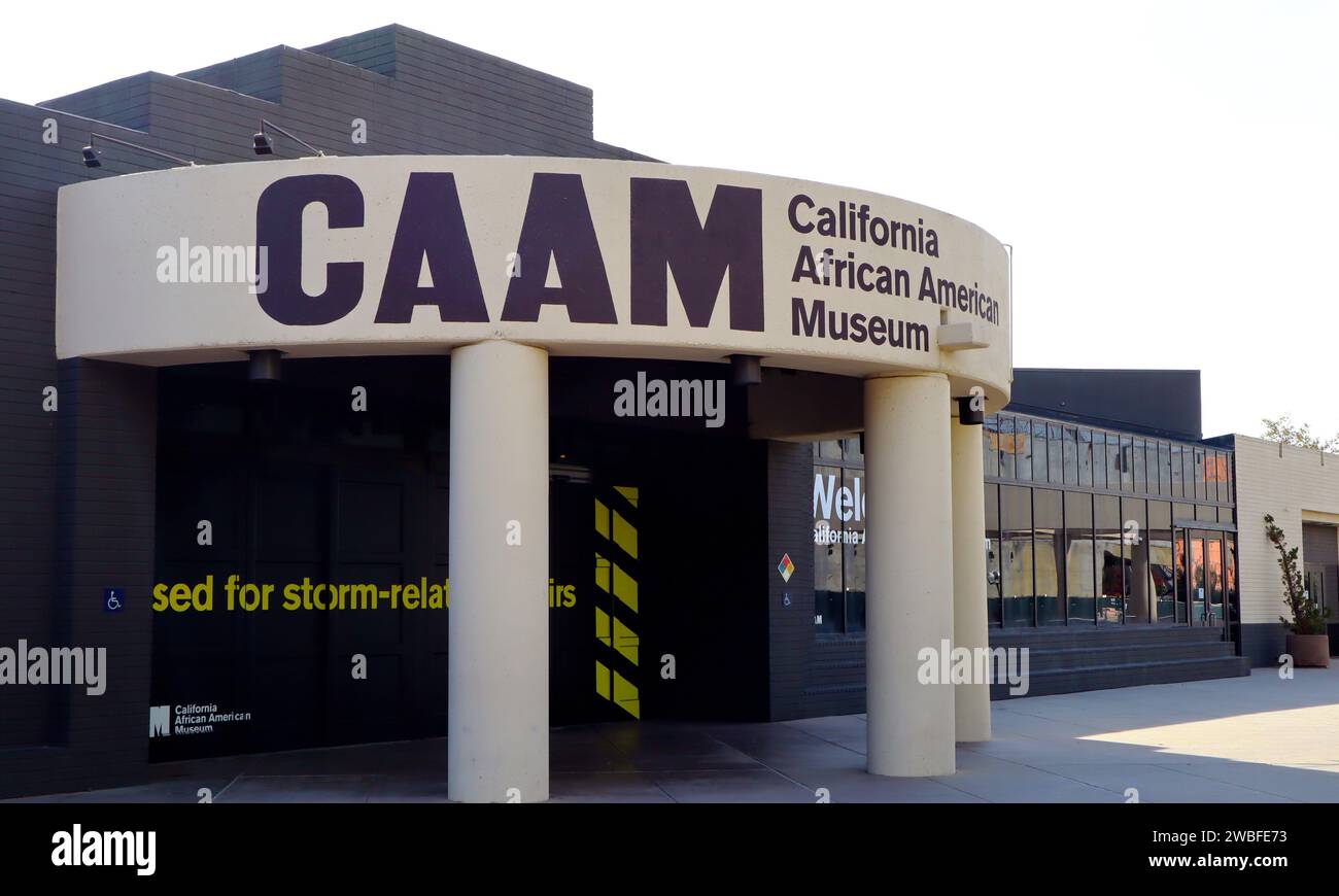 Los Angeles, California: CAAM California African American Museum in ...