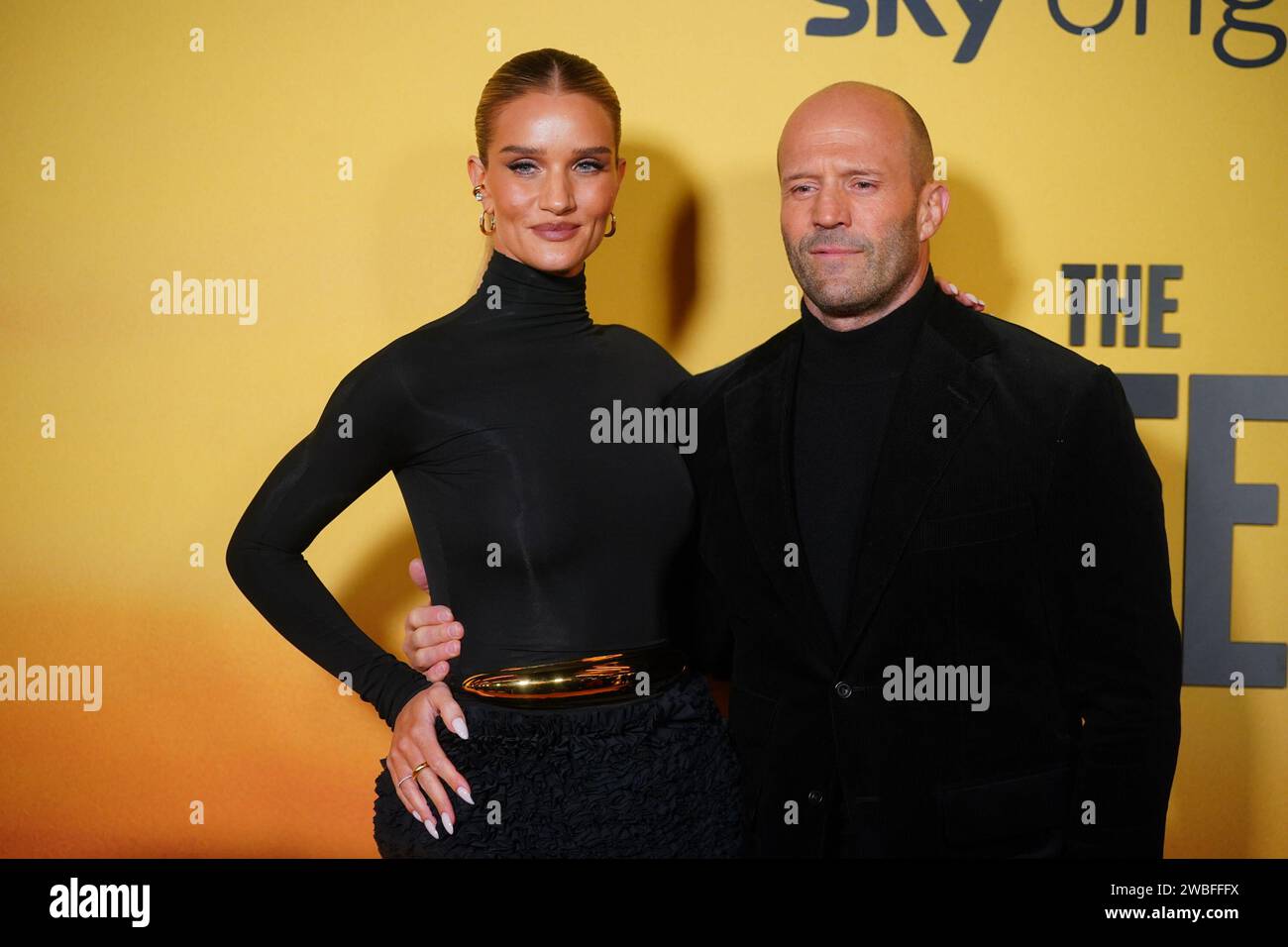 Rosie Huntington-Whiteley and Jason Statham attend the UK premiere of ...