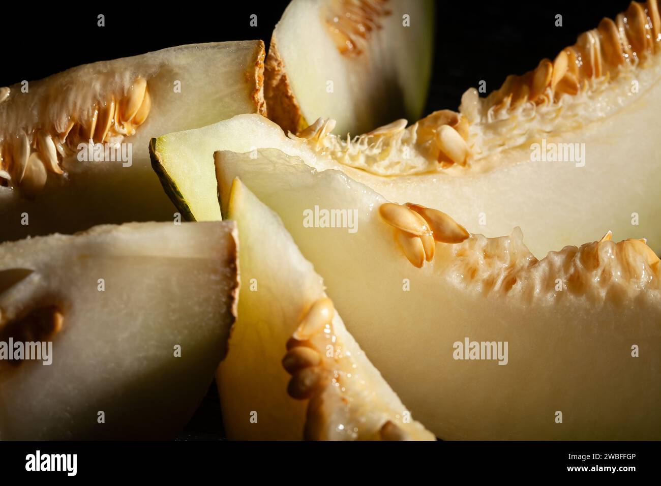 Melon chunks hi-res stock photography and images - Alamy