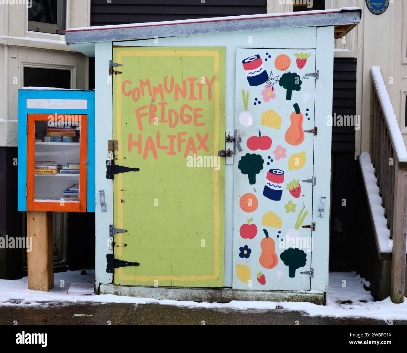"Community Fridge Halifax" of Spring Garden Road, where people are ...