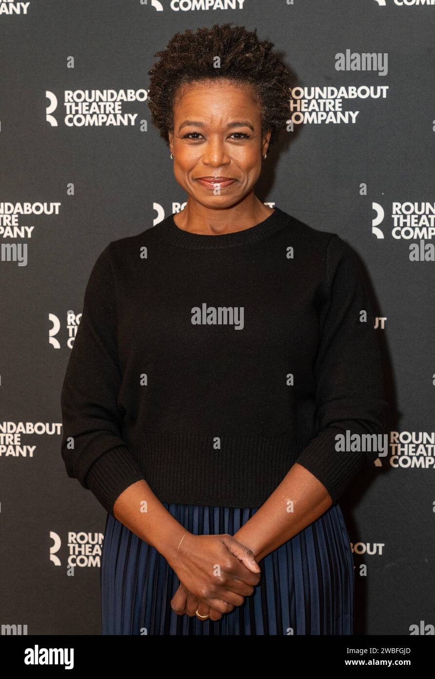 New York, USA. 10th Jan, 2024. Quincy Tyler Bernstine attends media ...