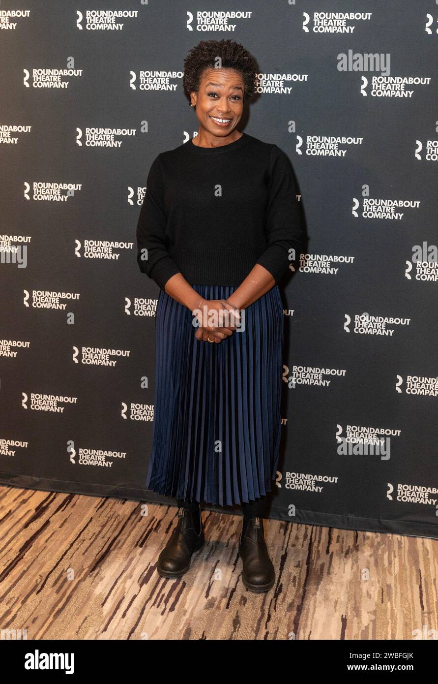 New York, USA. 10th Jan, 2024. Quincy Tyler Bernstine attends media ...