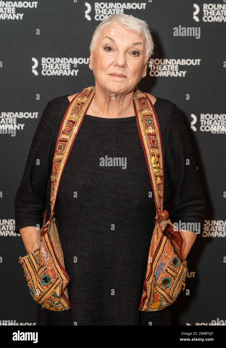 New York, USA. 10th Jan, 2024. Tyne Daly attends media event for Doubt: A Parable on Broadway at ...