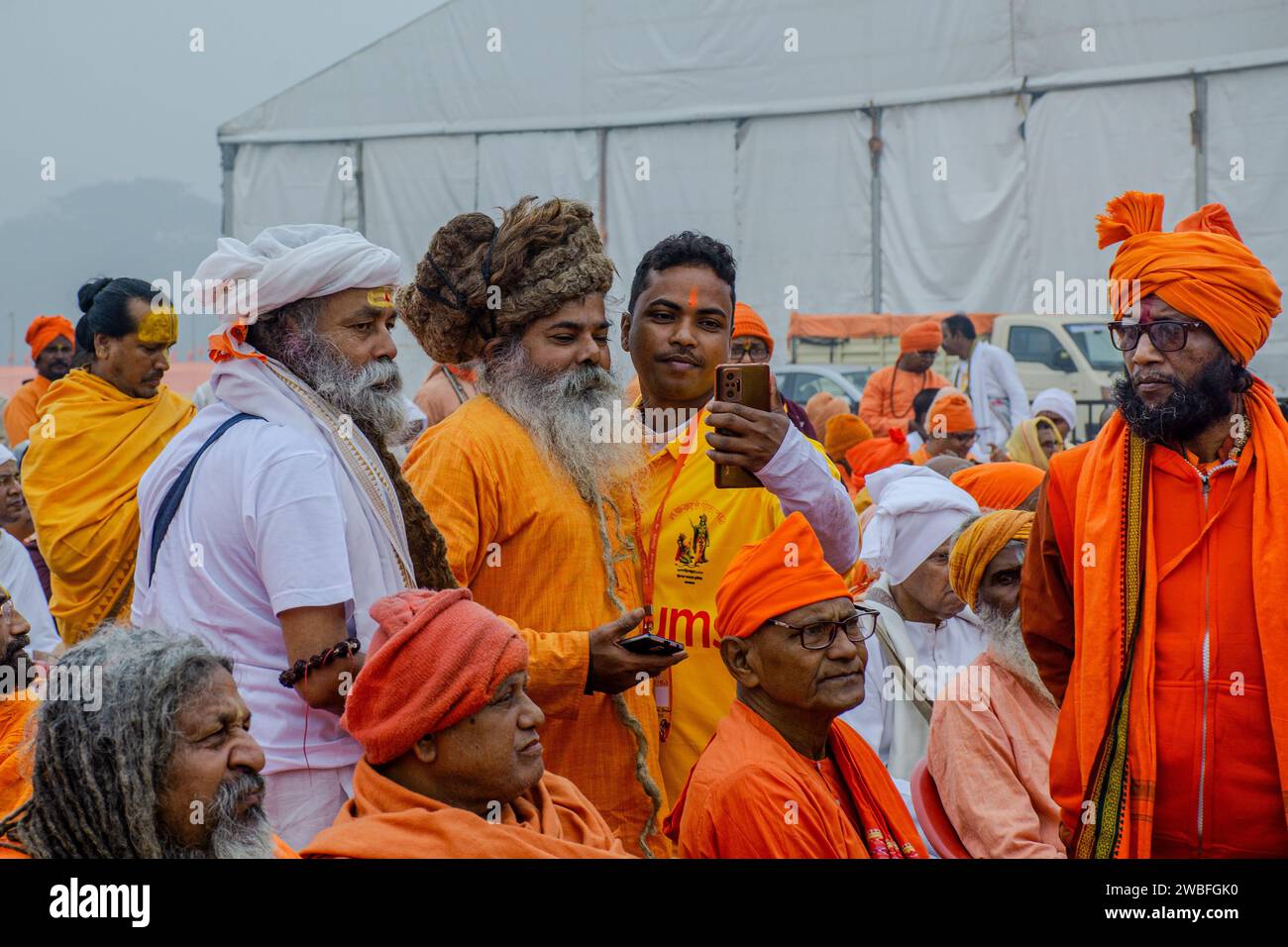Kolkata,West Bengal India December 24:Large numbers of people adorned ...