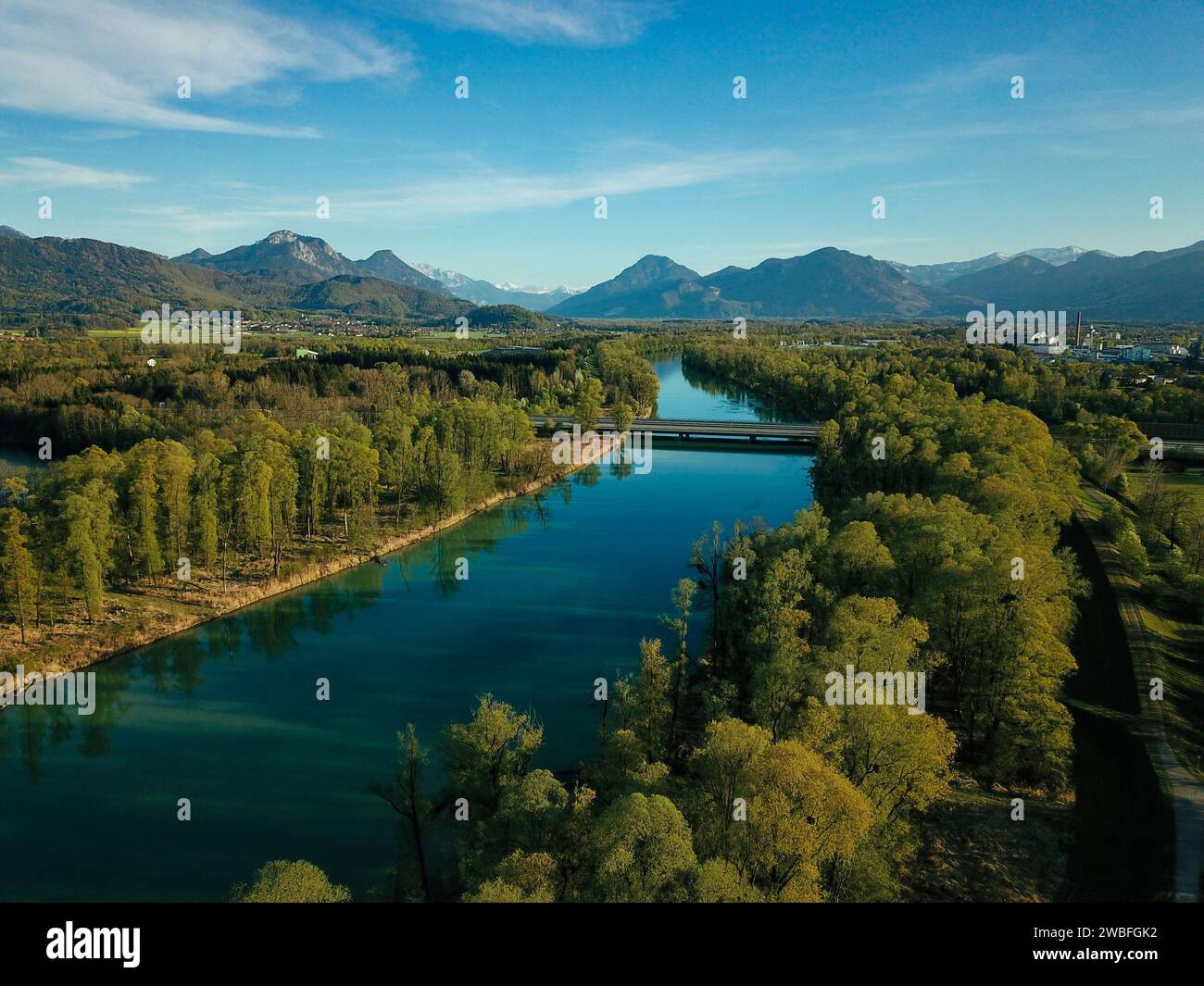 Aerial 4k view autobahn in hi-res stock photography and images - Alamy