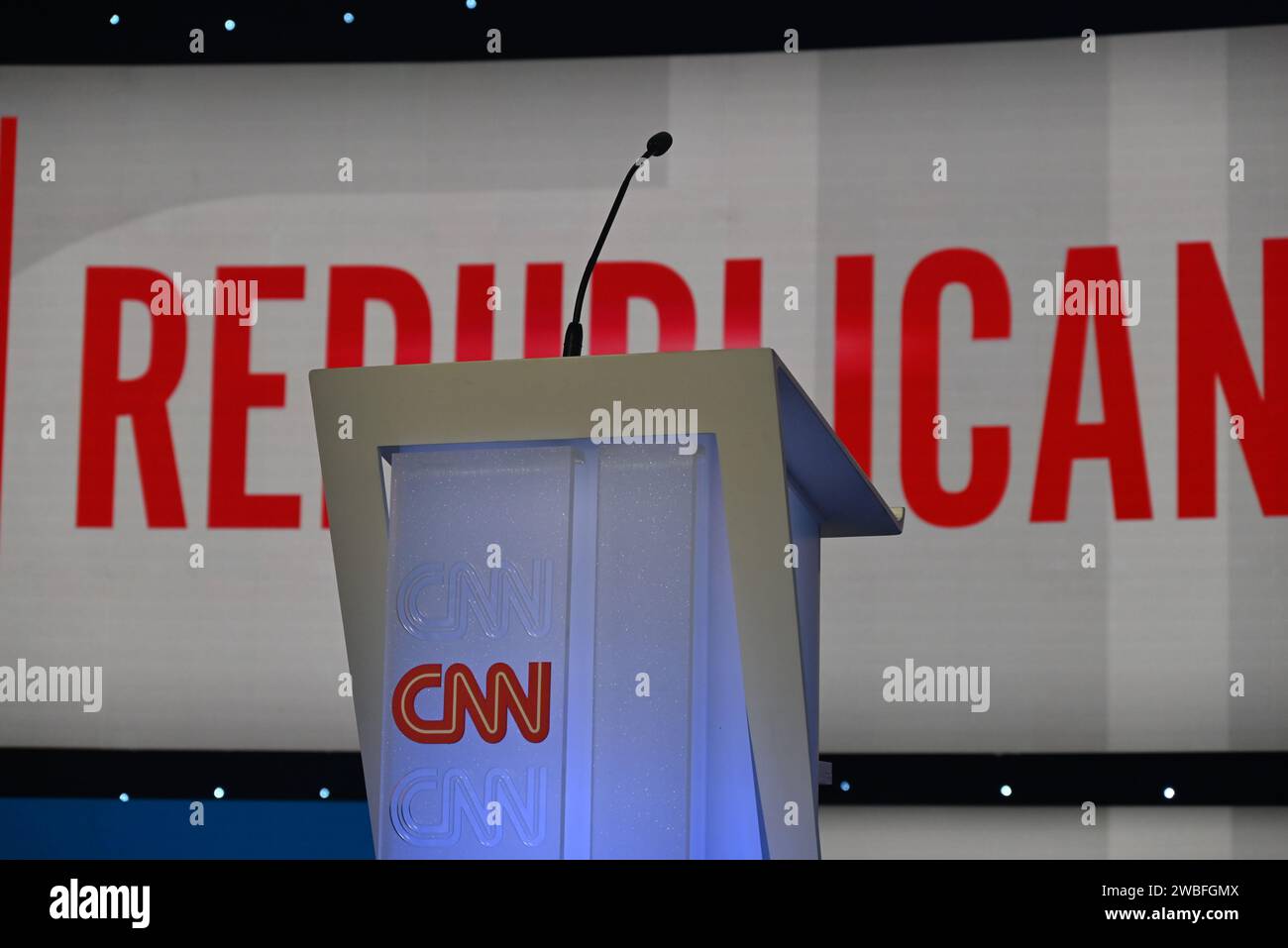 Des Moines, Iowa, USA. 10th Jan, 2024. (NEW) CNN Republican ...
