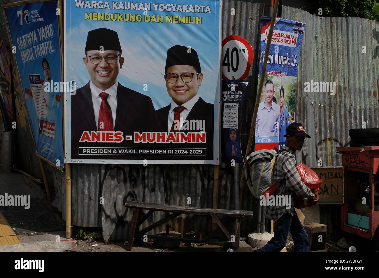 January 10, 2024, Yogyakarta, Special Region Of Yogyakarta, Indonesia ...