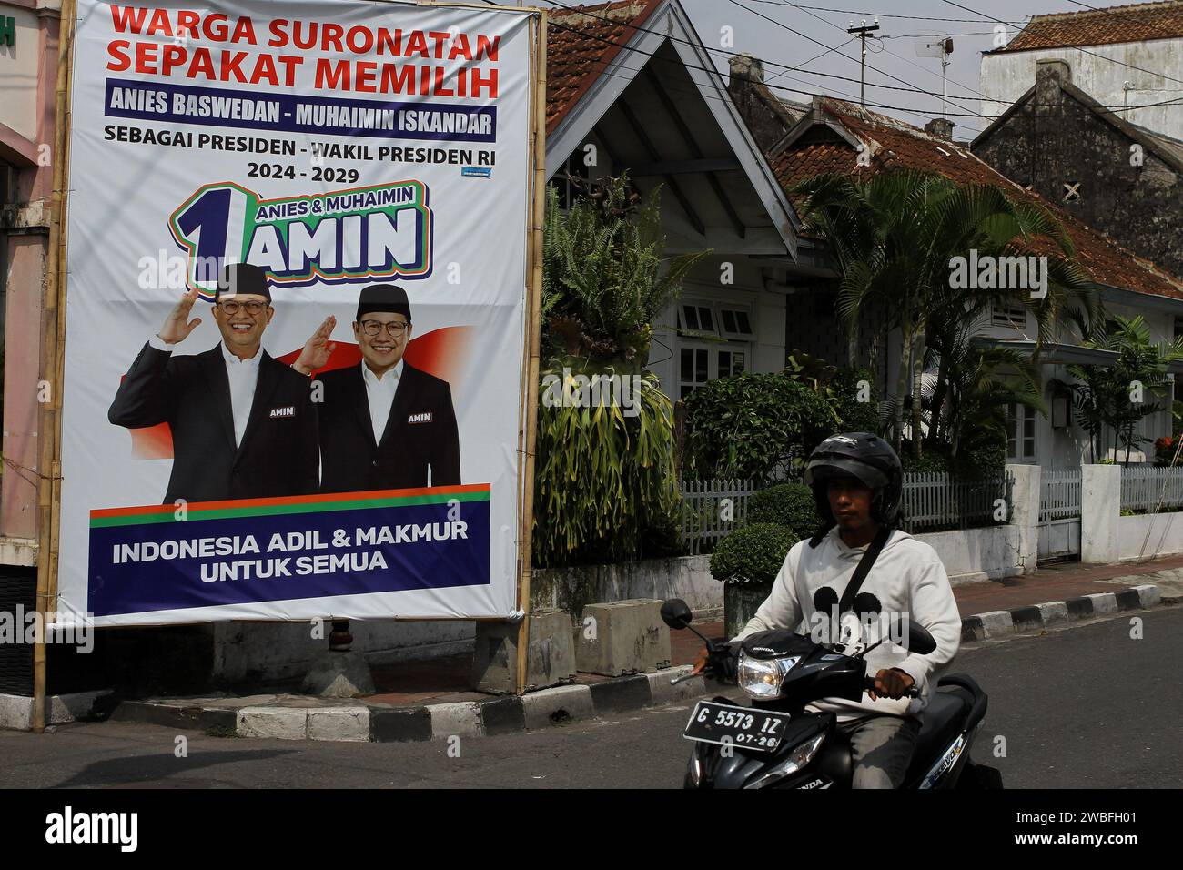 January 10, 2024, Yogyakarta, Special Region Of Yogyakarta, Indonesia ...