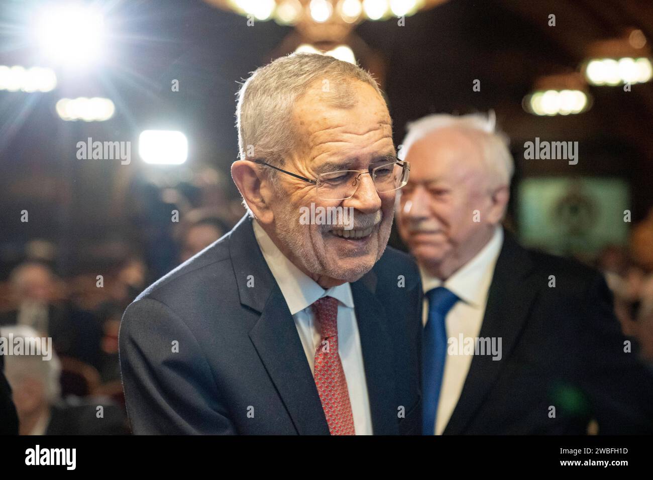 Wien, Österreich. 10. Jänner 2024. Alexander Van der Bellen, Bundespräsident der Republik ...