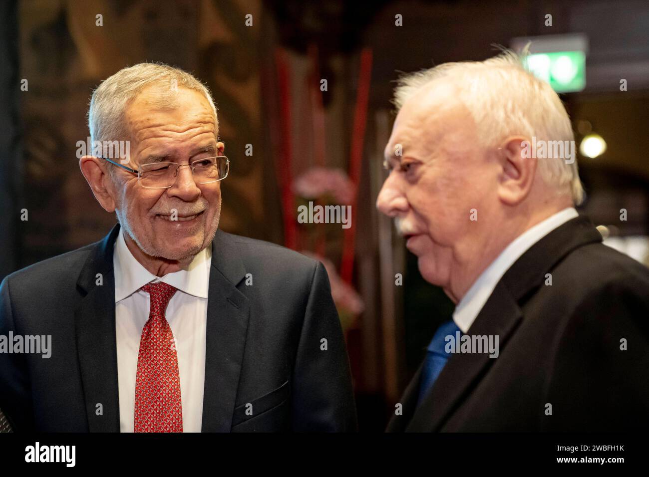 Wien, Österreich. 10. Jänner 2024. Alexander Van der Bellen, Bundespräsident der Republik ...