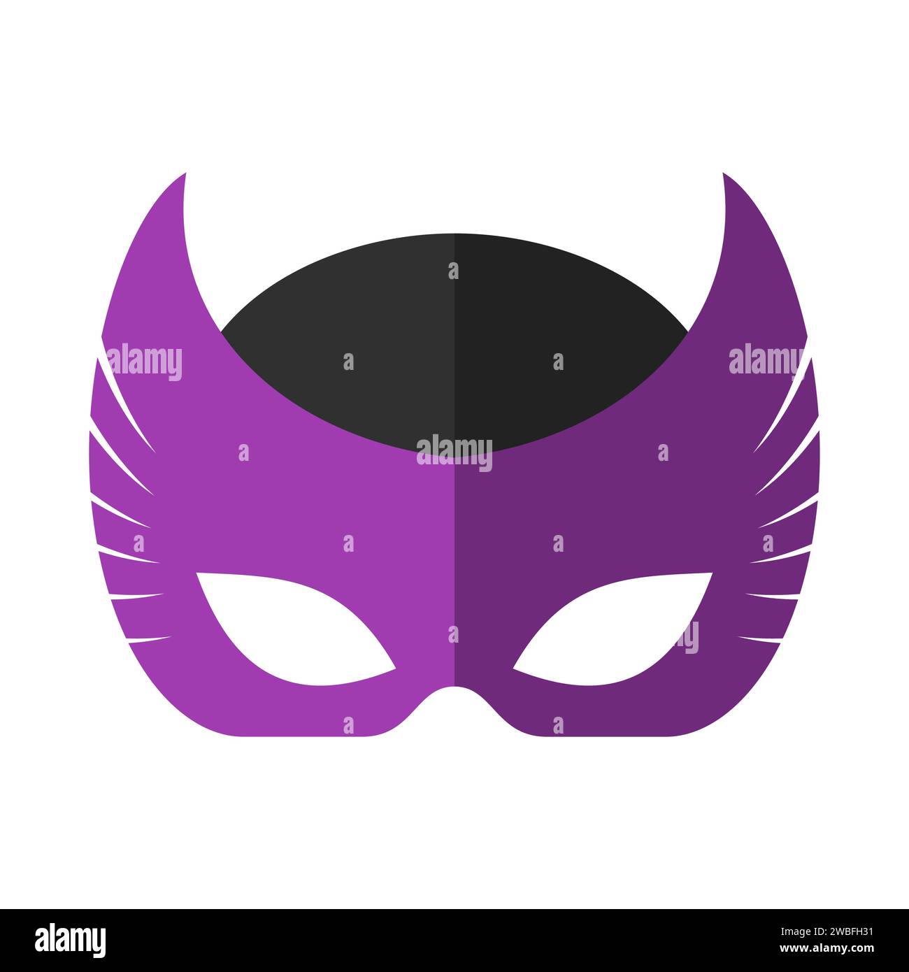 Super hero mask. Superhero face masque and masking cartoon character ...