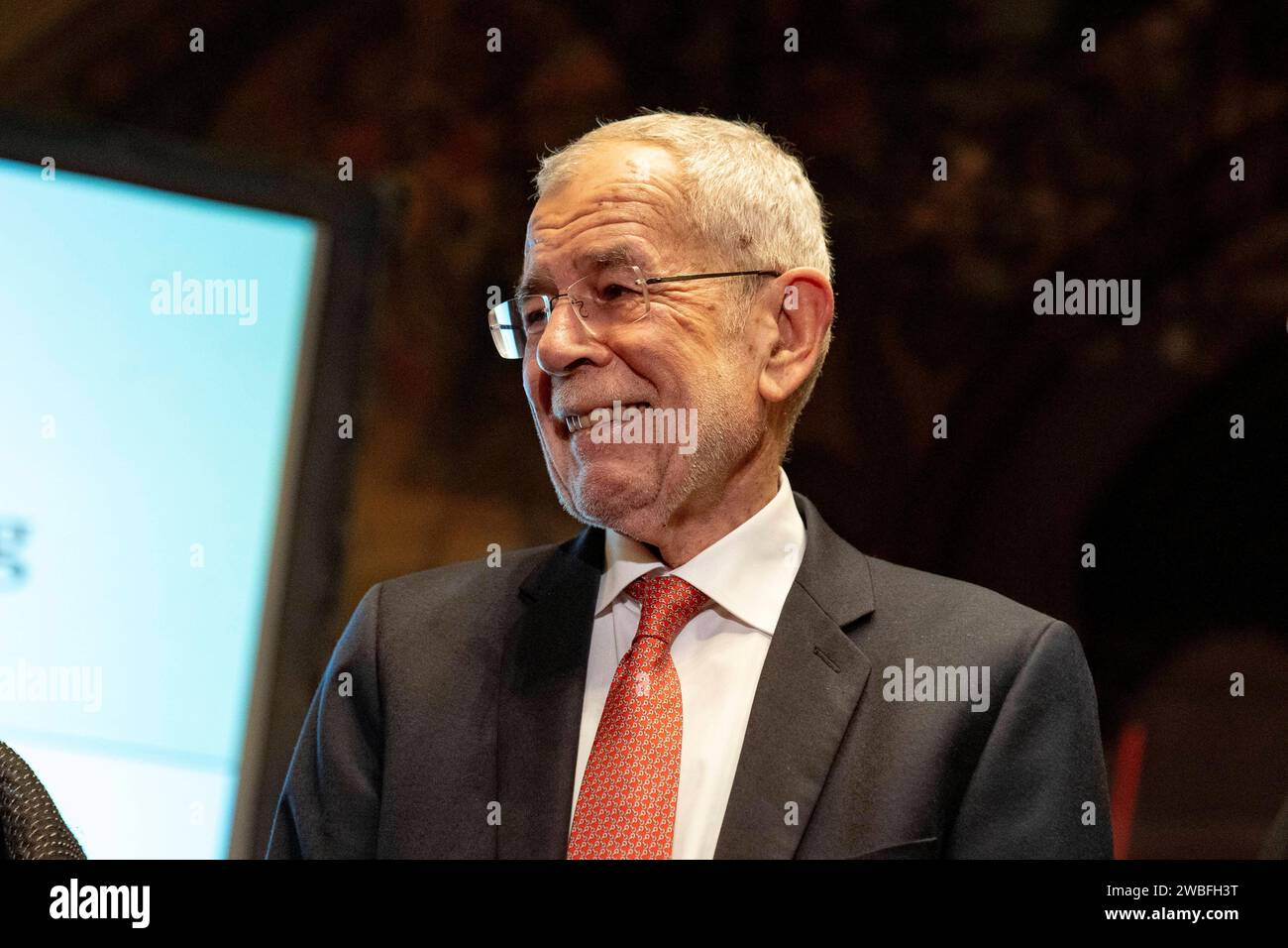 Wien, Österreich. 10. Jänner 2024. Alexander Van der Bellen ...