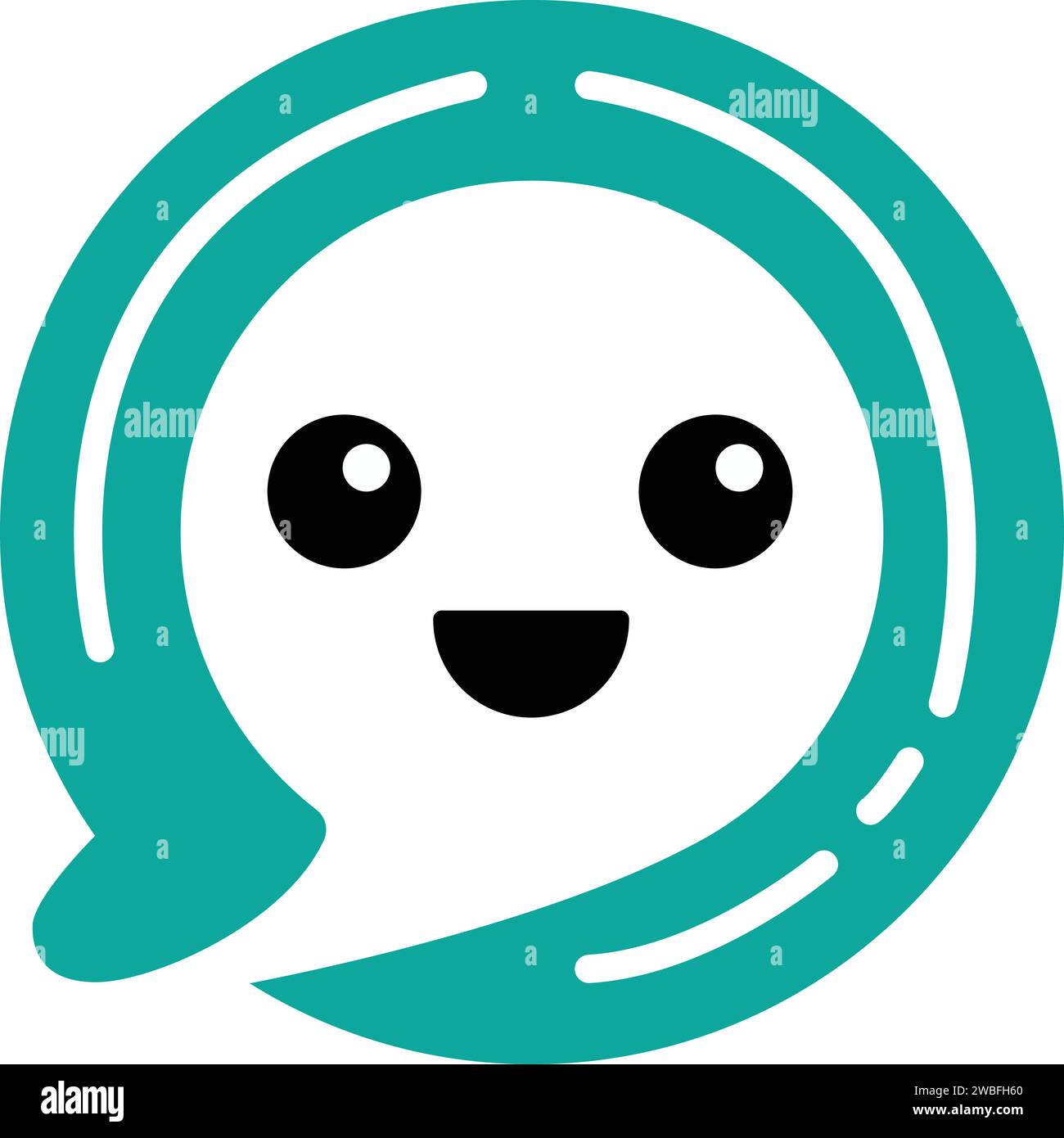 Connect visually with our Chatting Logo Template in Vector format. This ...