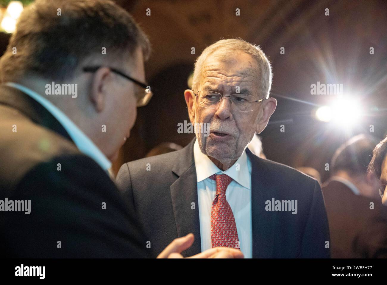 Wien, Österreich. 10. Jänner 2024. Alexander Van der Bellen ...