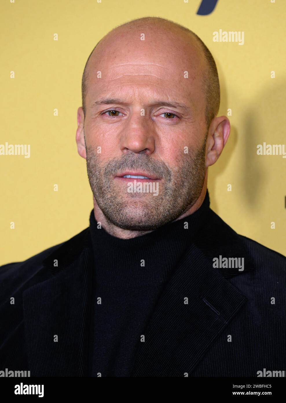 London, UK. January 10th, 2024. Jason Statham arriving at The Beekeeper ...