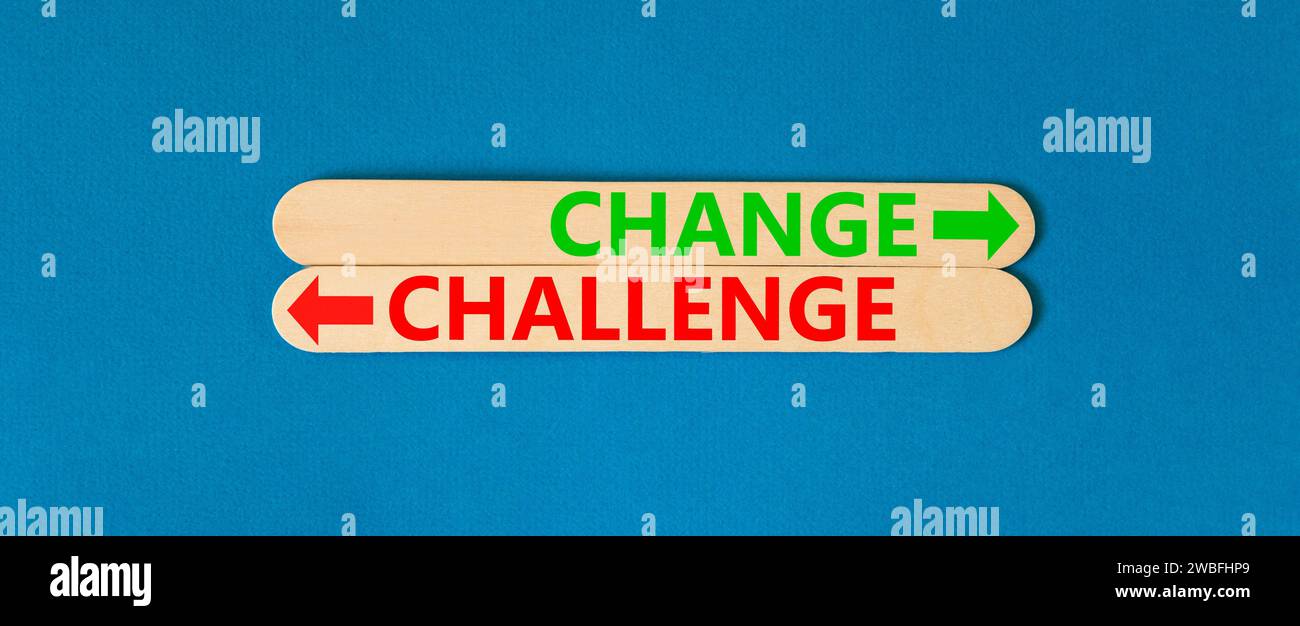 Challenge or change symbol. Concept word Challenge or Change on ...