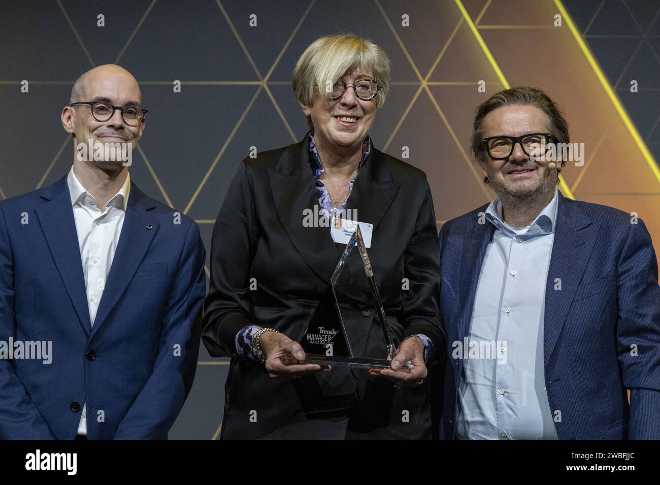 Brussels, Belgium. 10th Jan, 2024. Stijn Fockedey, Euroclear's Lieve ...